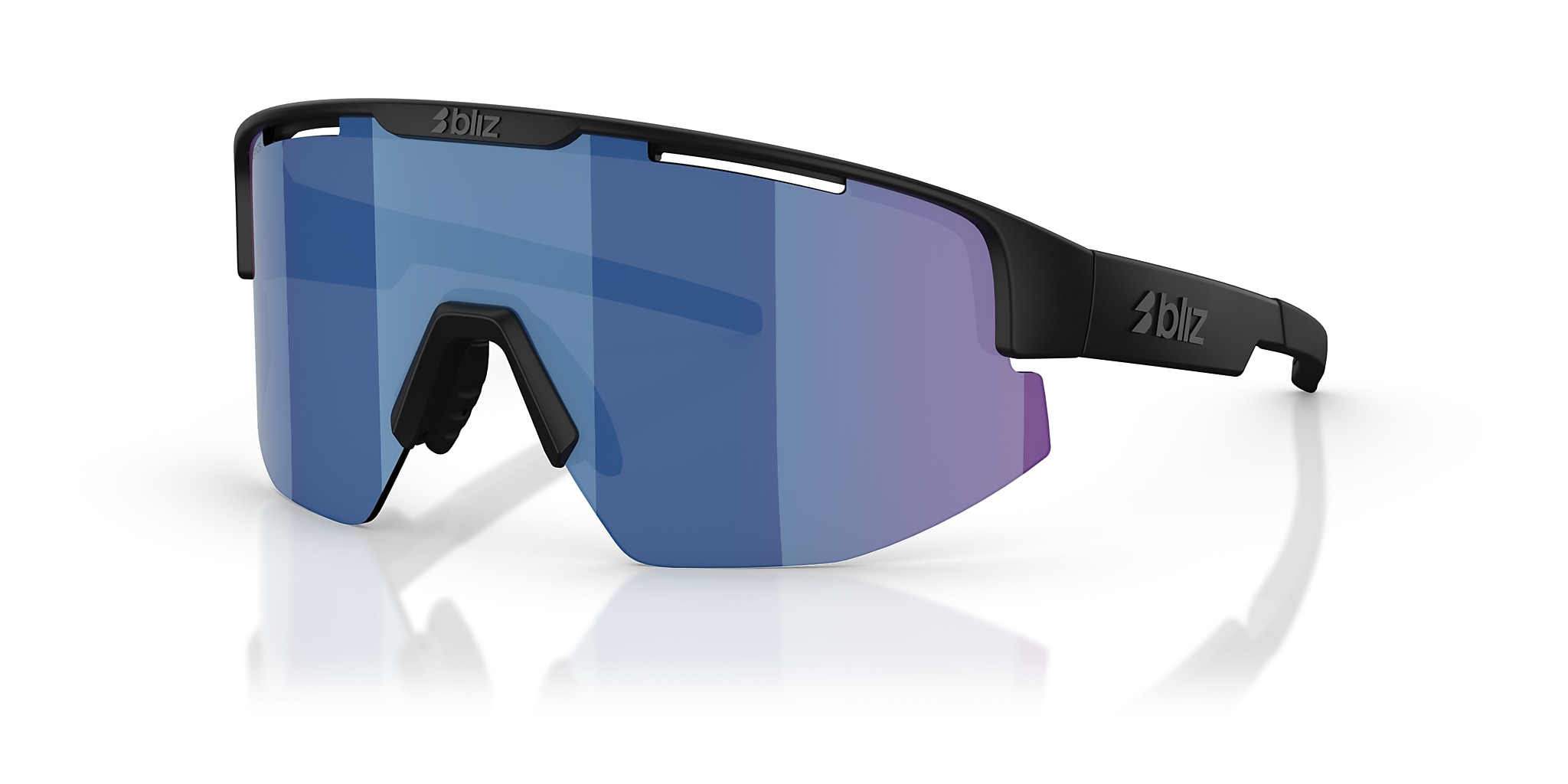 Matrix Sunglasses in Brown Blue | Bliz Eyewear®